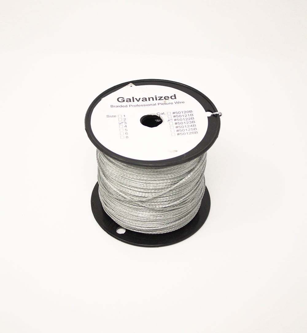 #3 Braided Picture Wire -5lb Spool- Sturdy Braided Wire for your ...